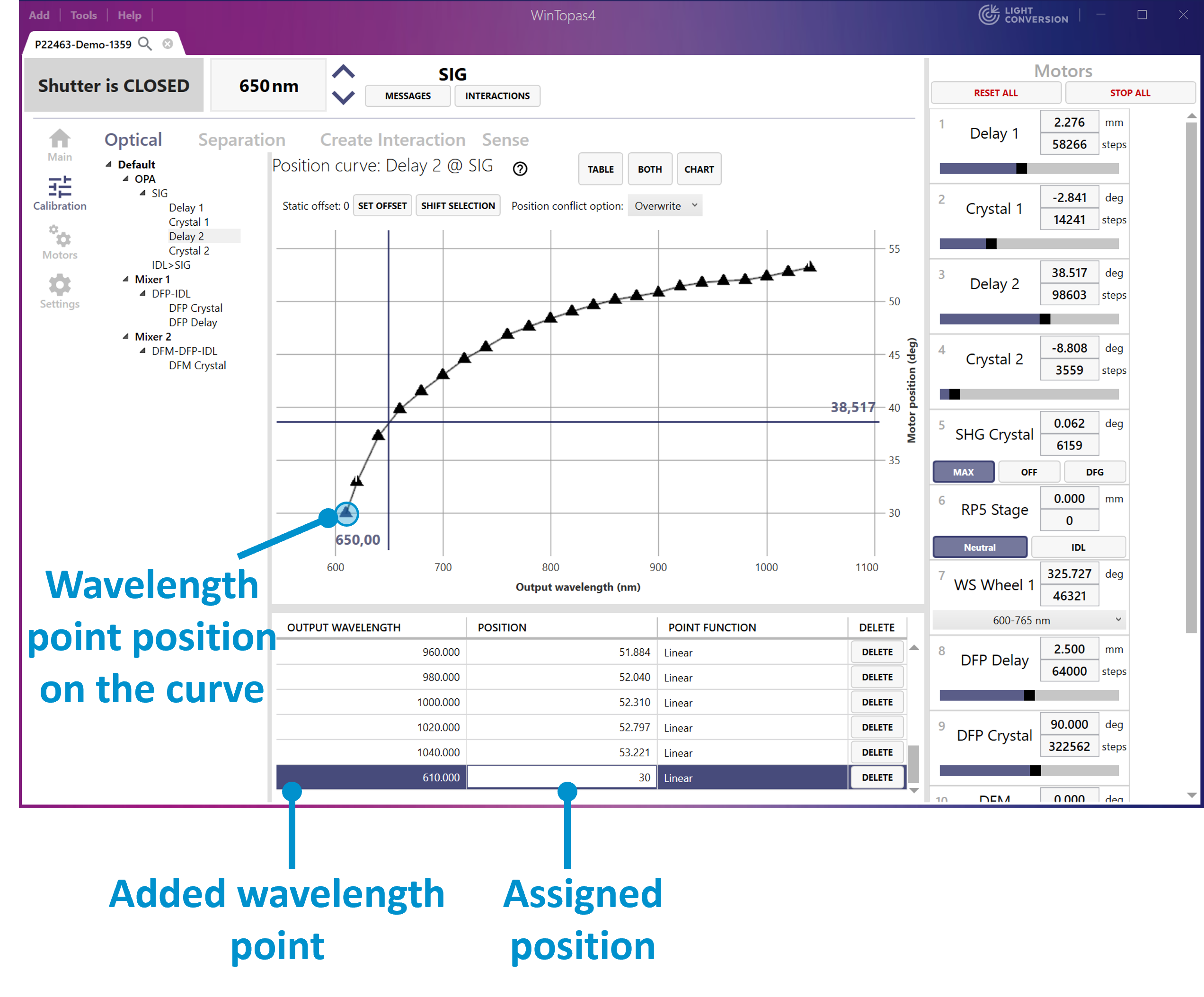Modification - WinTopas